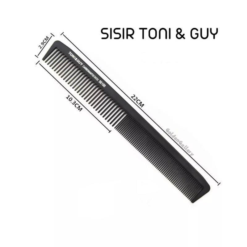 Jual SISIR RAMBUT SALON BARBERSHOP TONY&GUY CARBON ANTISTATIC SISIR ...
