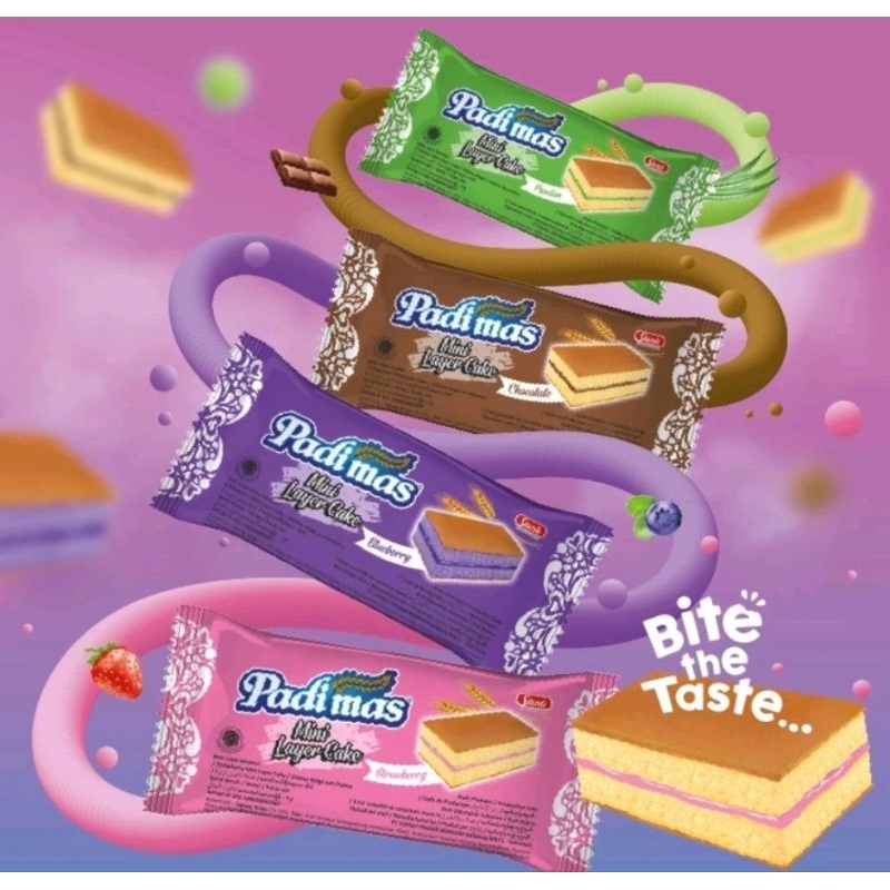Jual Padimas Mini Layer Cake 24pcs x 9gr ( 1 box ) | Shopee Indonesia