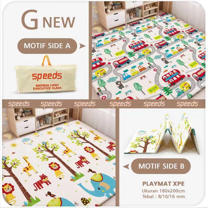 Jual Doritoki SNI Ready Karpet Playmate Lipat Anak 180x200 10mm/Karpet ...