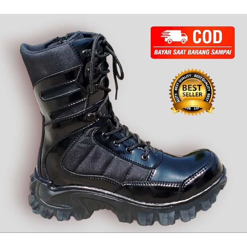 Jual SEPATU PDL TACTICAL BOOTS PRIA TERBARU UJUNG BESI | Shopee Indonesia