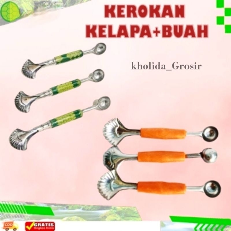 Jual KEROK DEGAN /KEROK JELLY / KEROKAN BUAH BUAHAN/KEROK KELAPA MUDA ...