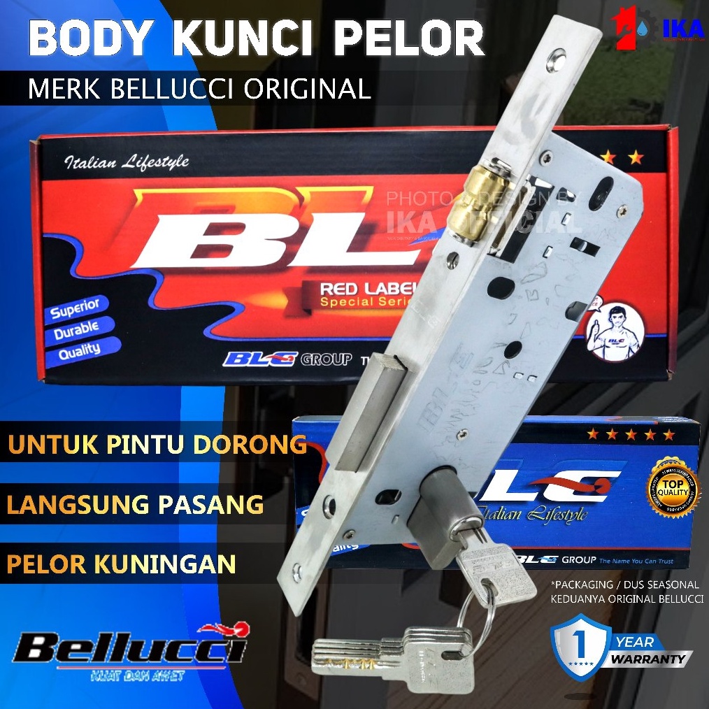 Jual Body Pelor Bellucci Premium SS Body Roller Bellucci Kunci Pelor ...
