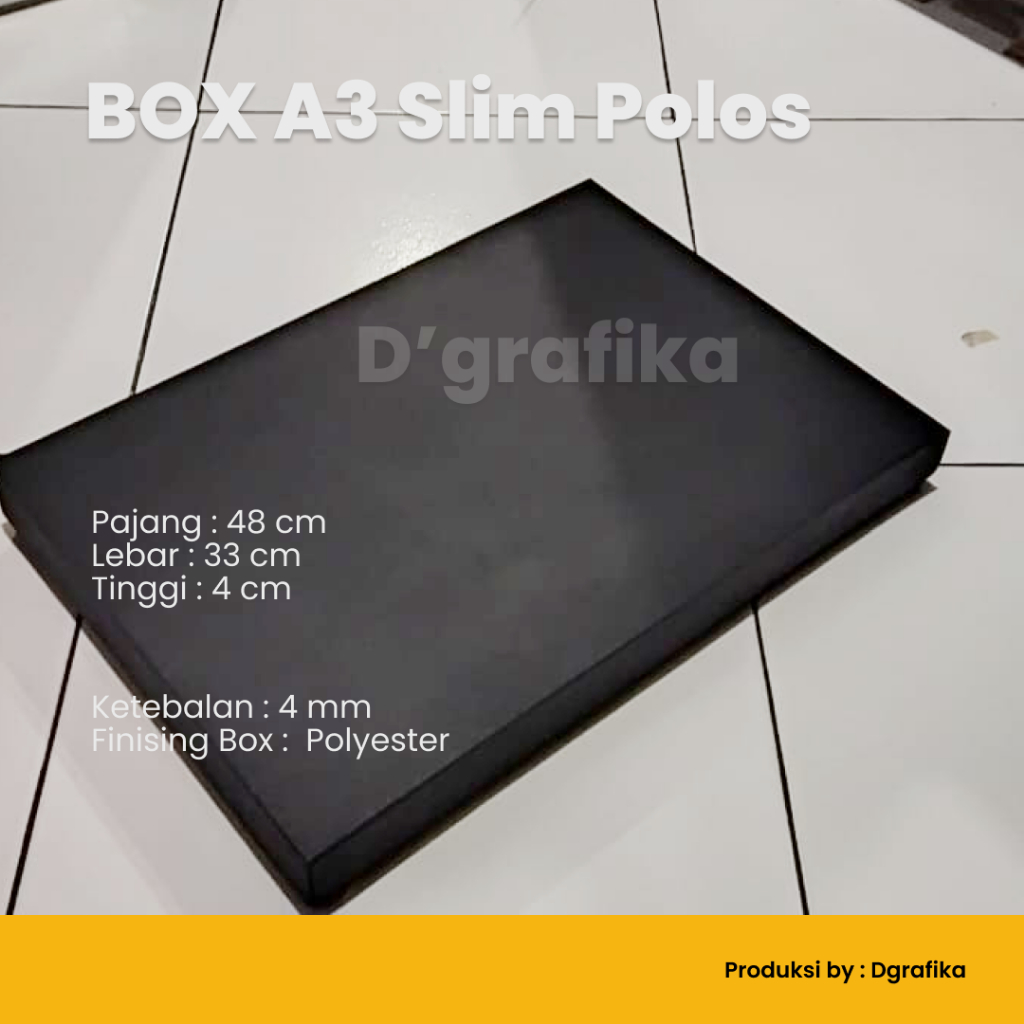 Jual BOX A3 | Slim | 48x33x4cm || HAMPERS / BOX AESTETIK / POLOS ...