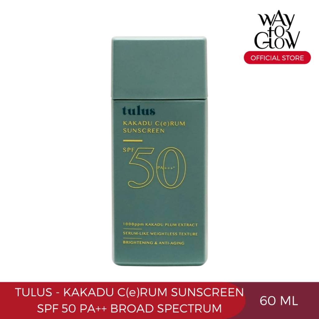Jual Tulus Kakadu C(e)rum Sunscreen SPF 50 PA++++ Broad Spectrum 60ml ...