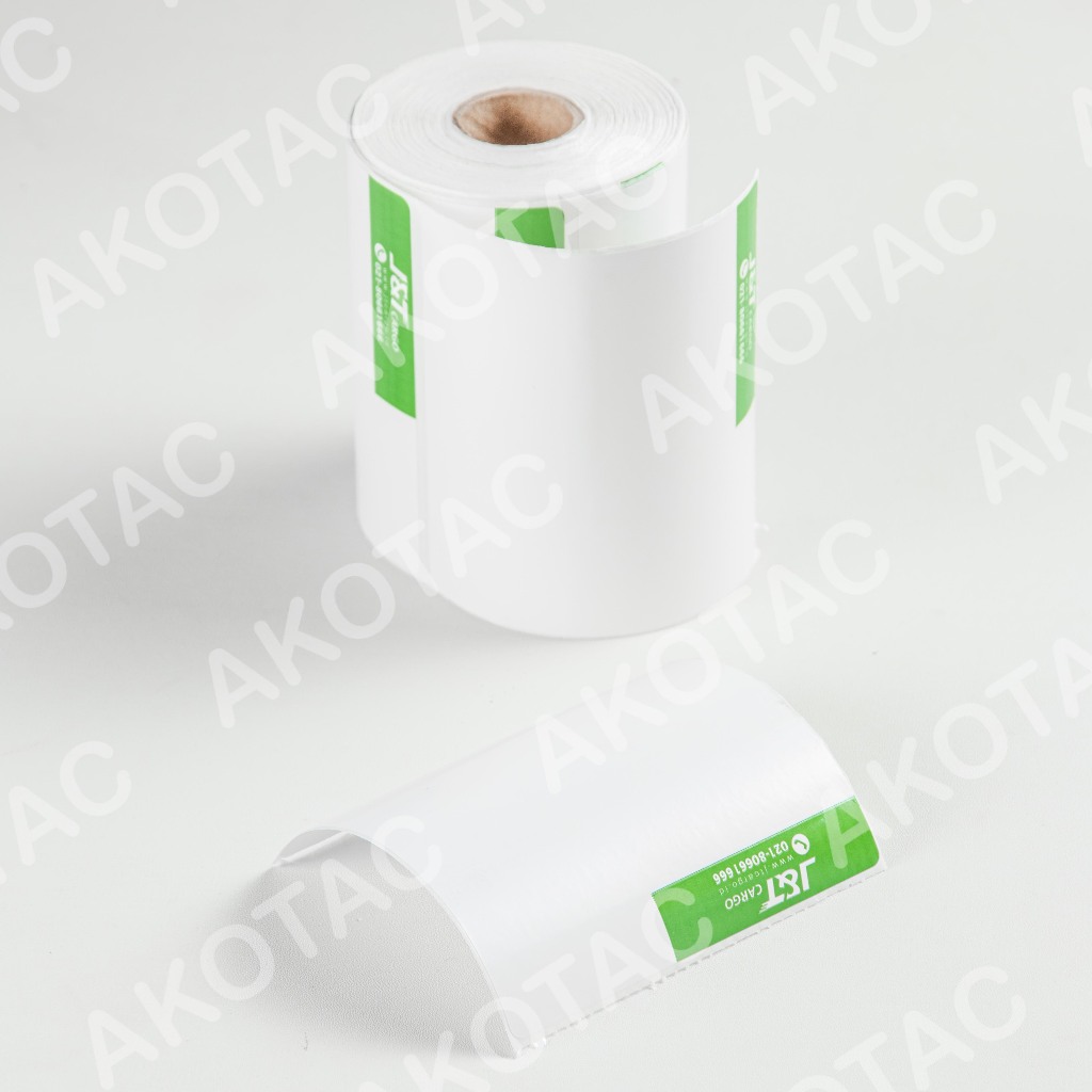 Jual Kertas Thermal Label Barcode JNT Cargo 1 DUS isi 12 Roll 100x100mm ...