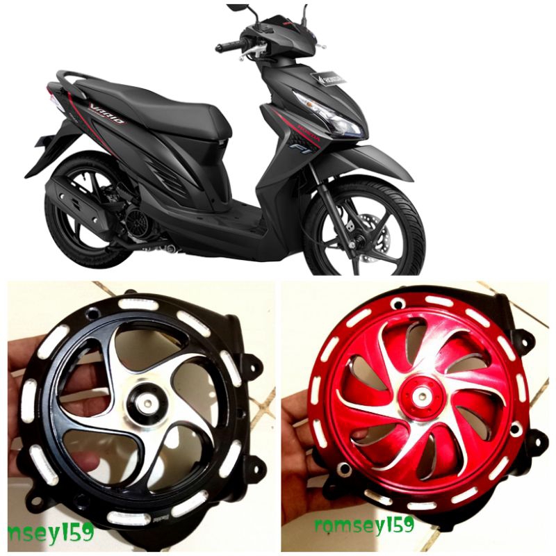 Jual cover kipas vario 110 fi 2013 2014 2015 set spiner cnc cover ...