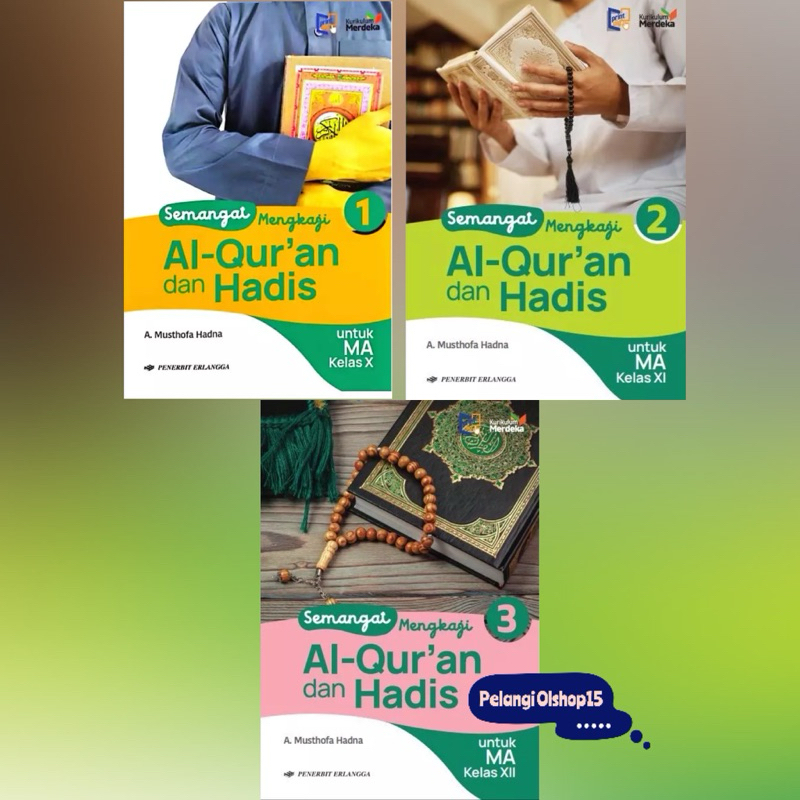 Jual BUKU SEMANGAT MENGKAJI AL-QUR’AN DAN HADIS MA KELAS 10 11 12 KURIKULUM MERDEKA | Shopee ...