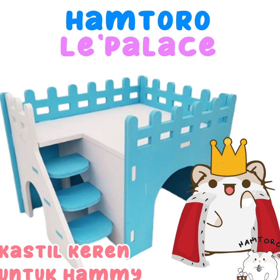 Jual Premium Hamtoro LePalace Rumah Hamster Kastil Besar | Shopee Indonesia