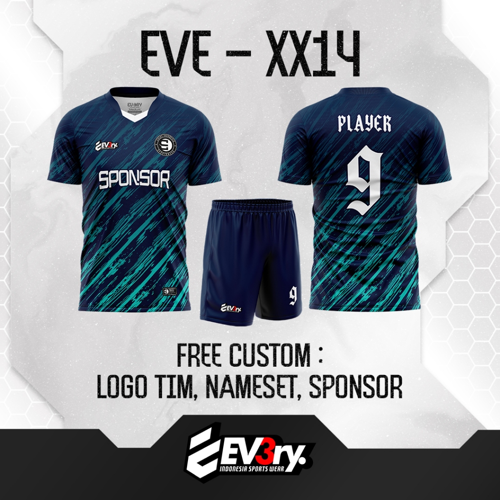 Jual COSTUM KAOS JERSEY FUTSAL FULL PRINTING TERBARU,FREE DESIGN NAMA ...