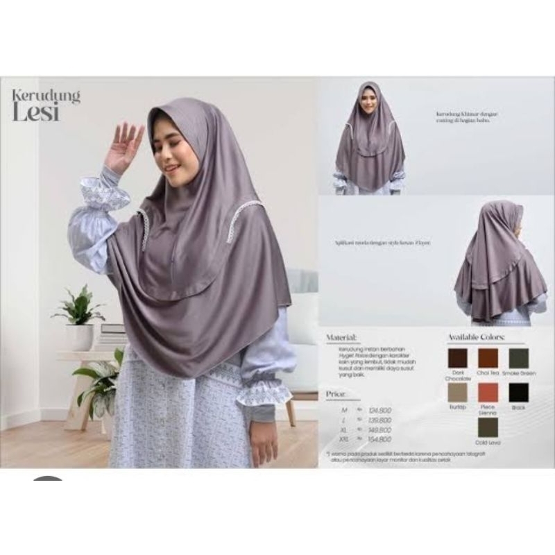 Jual kerudung Lesi rabbani | Shopee Indonesia