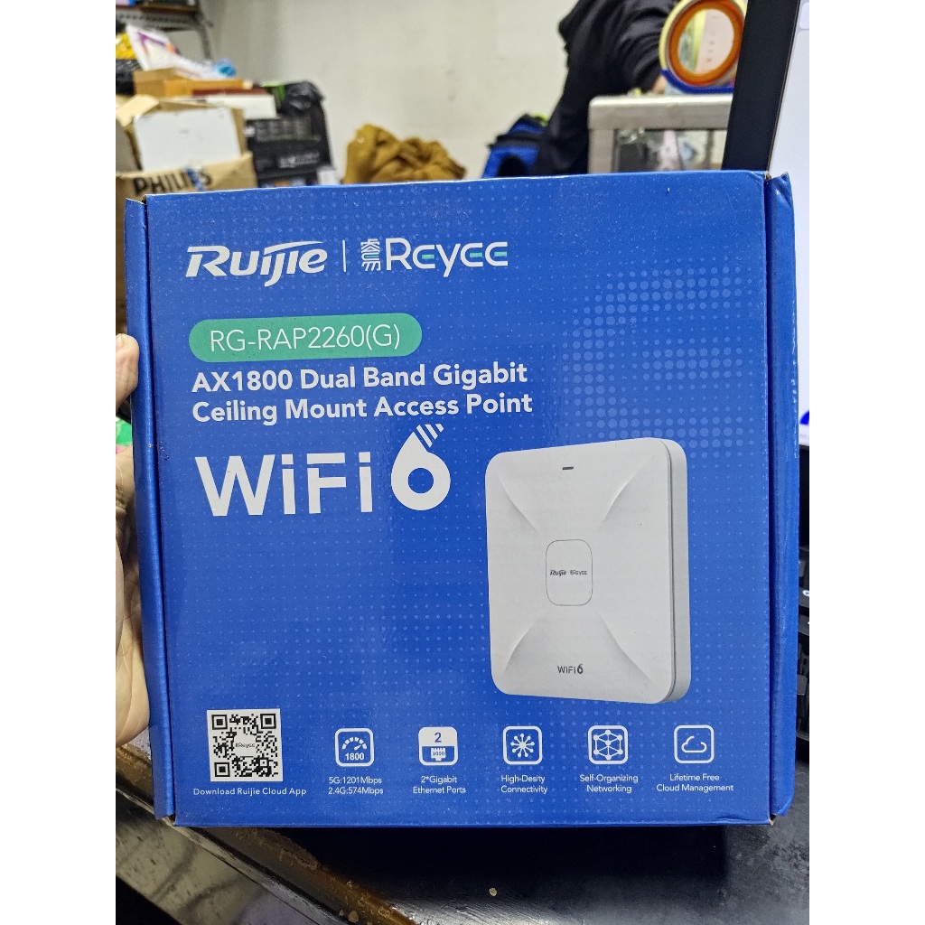 Jual RUIJIE REYEE RG-RAP2260(G) Wi-Fi 6 Ceiling AX1800 Access Point ...