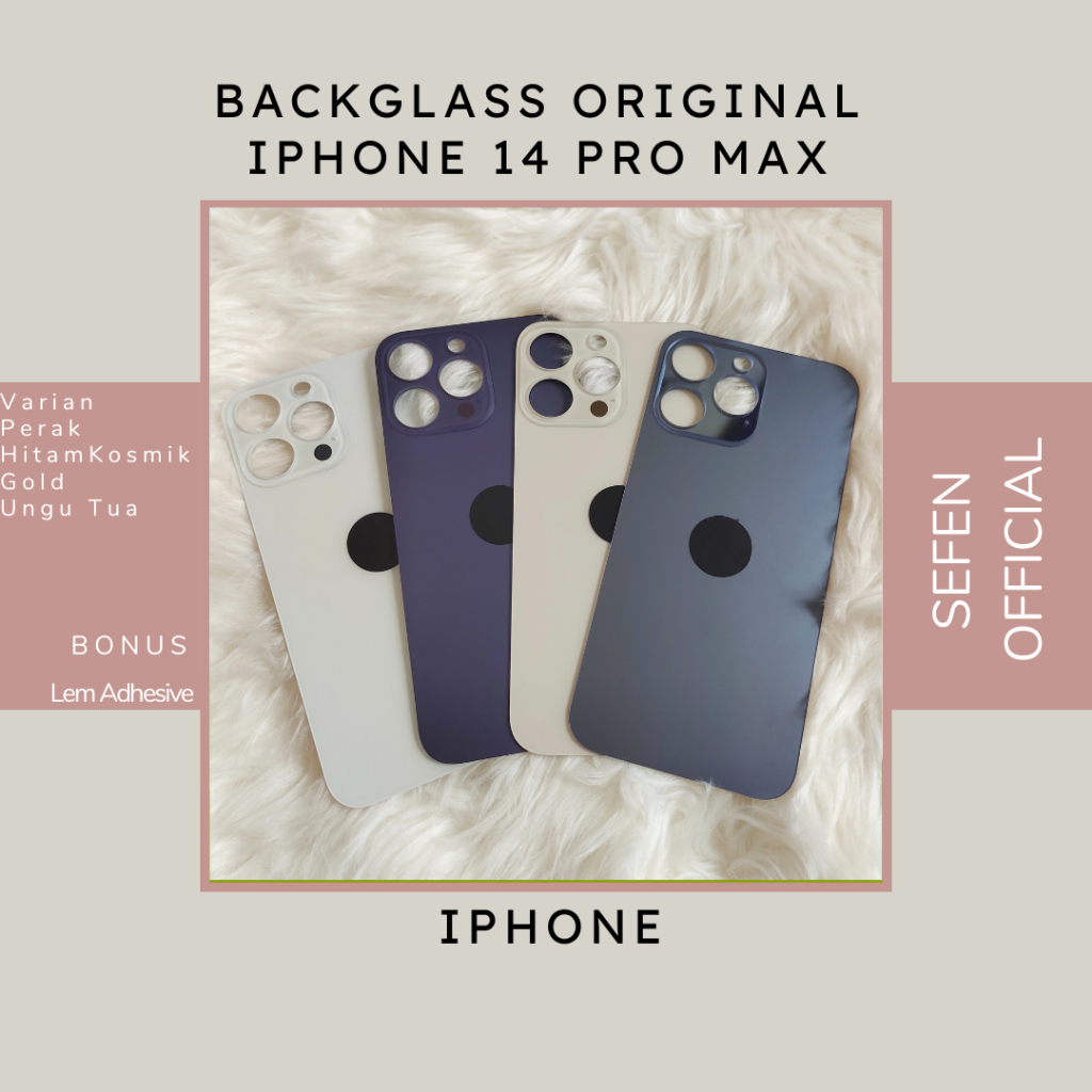 Jual Backdoor BackGlass iP 14 Pro Max tutup belakang Tutup Baterai IP ...