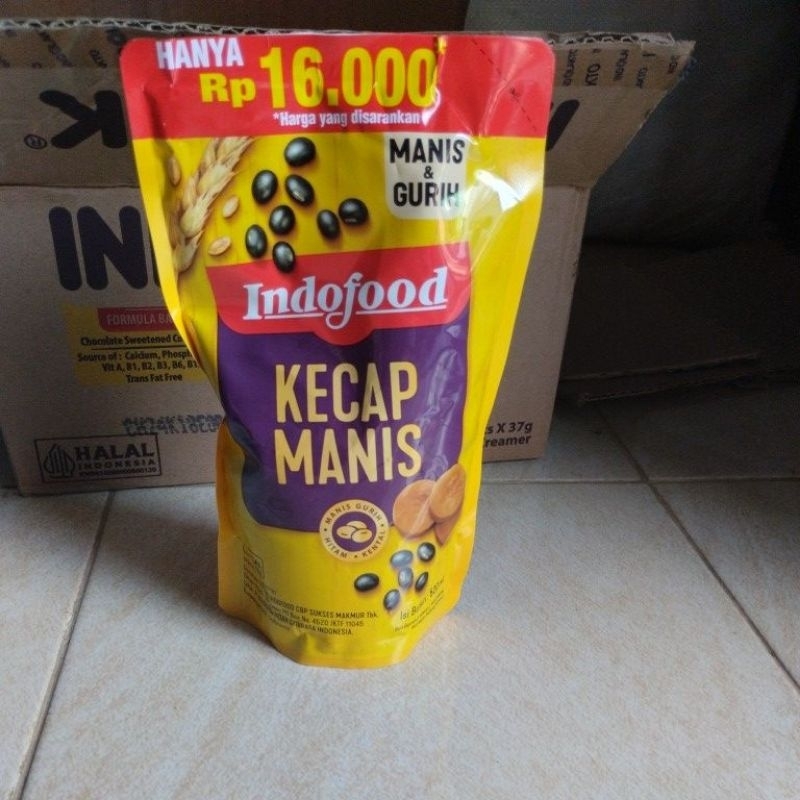 Jual Indofood Kecap Manis Refill - 520 ml | Shopee Indonesia
