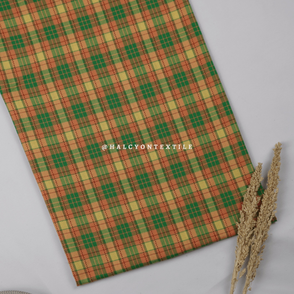 Jual Kain Katun Akrilik Motif Kotak-Kotak 557 Lebar 115cm | Shopee ...