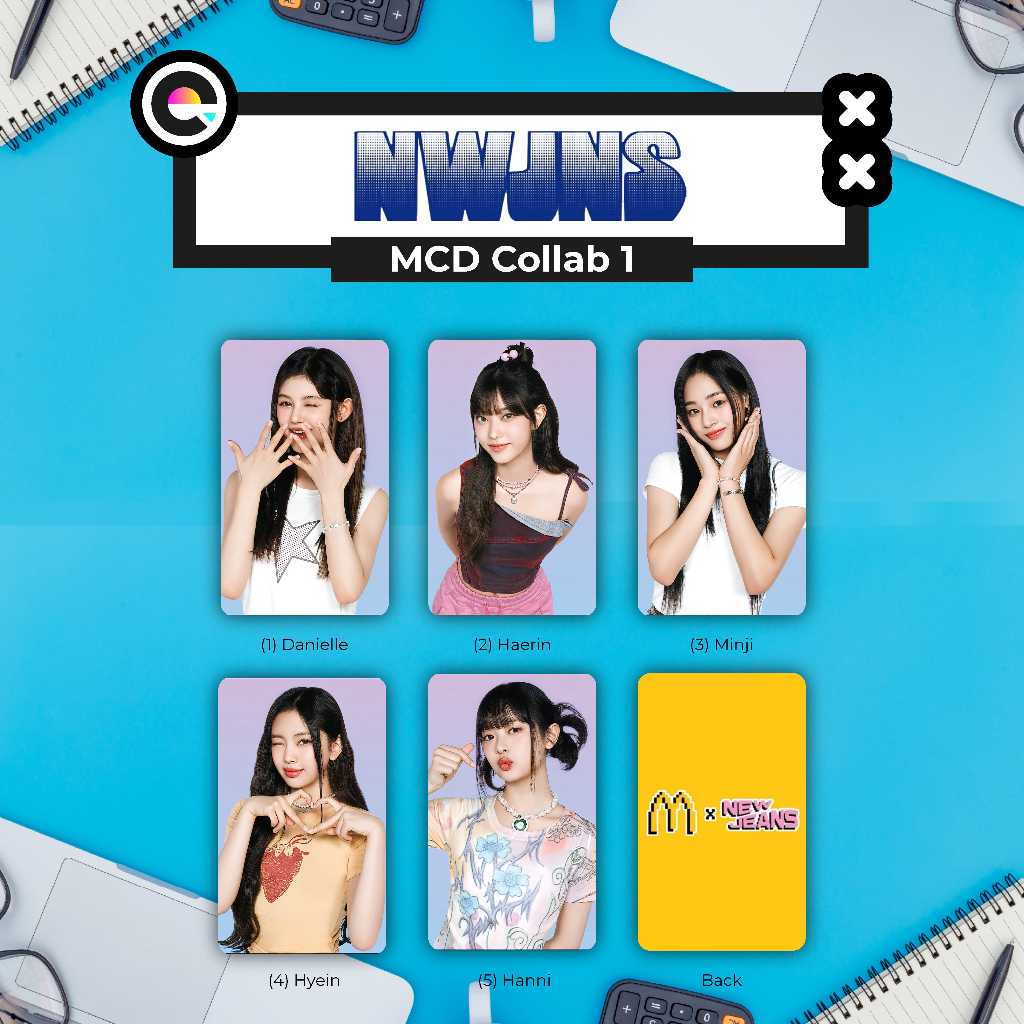 Jual [PC] Photocard New Jeans x MCD 1 album foto Kpop 400 gsm | Shopee ...