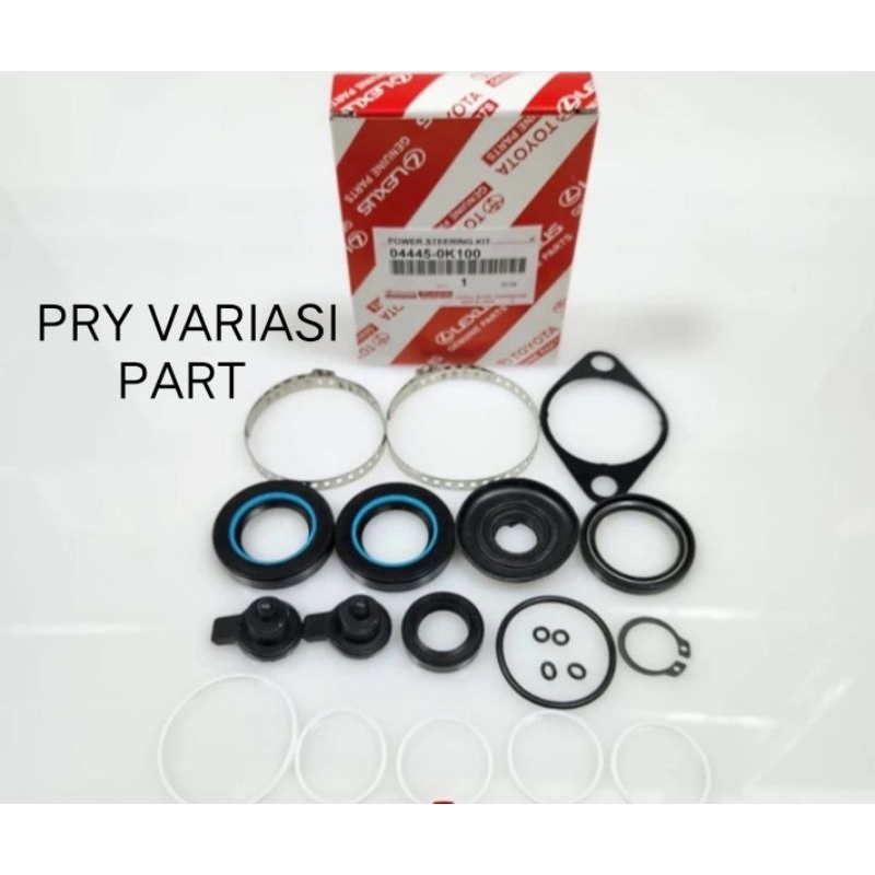 Jual POWER STEERING KIT SEAL KIT BAWAH INNOVA FORTUNER BENSIN 04445 ...