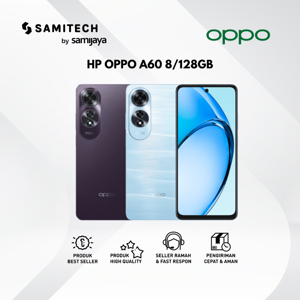 Jual HP OPPO A60 RAM 8 PENYIMPANAN 128GB GARANSI RESMI NEWREPACK | Shopee Indonesia