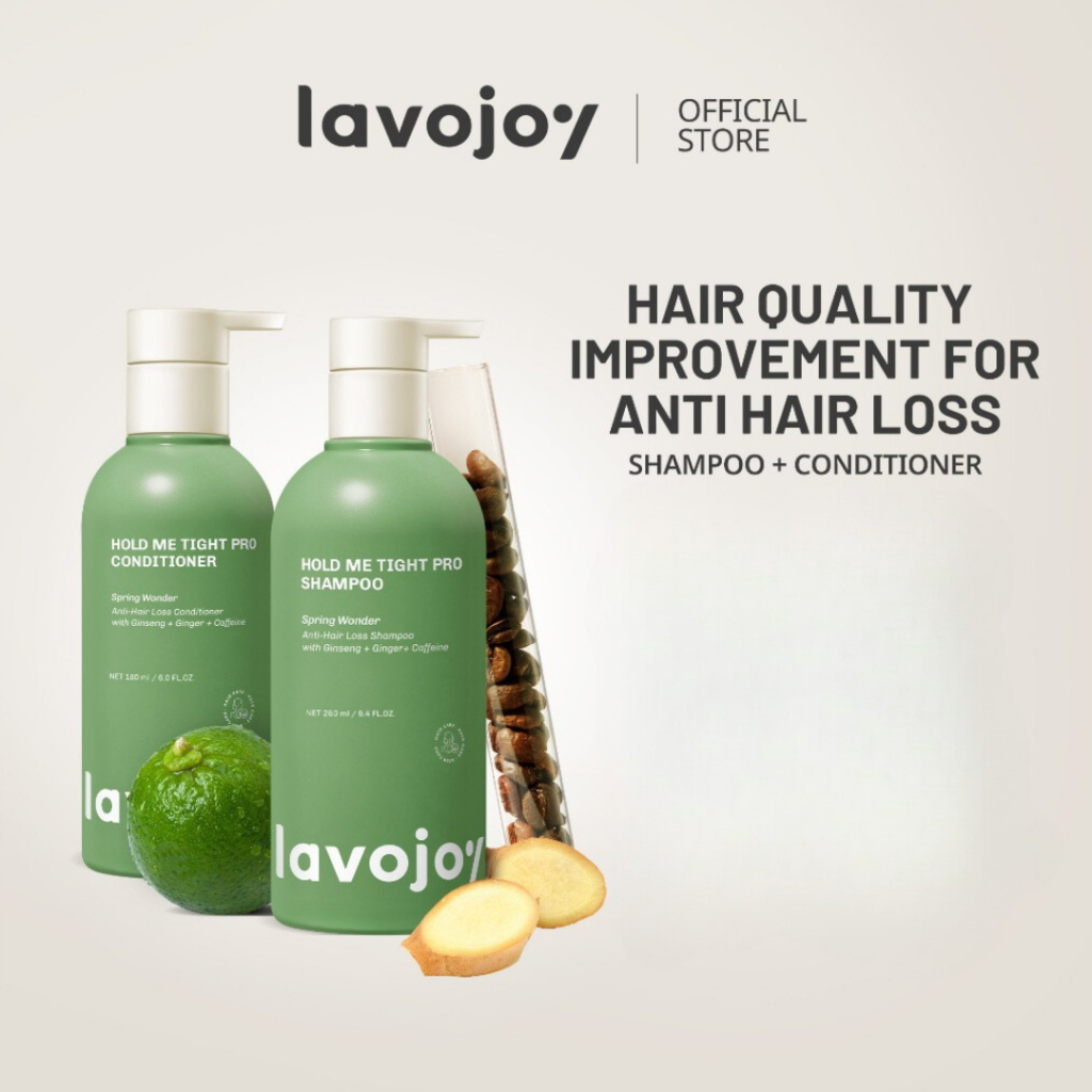 Jual LVJ Lavojoy Hold Me Tight Pro Shampoo // Conditioner 280 ml ...