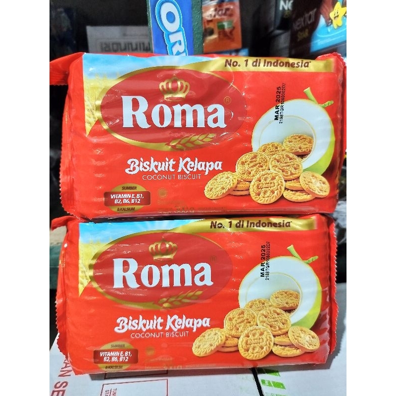 Jual Roma Biskuit Kelapa Coconut Biskuit 300g | Shopee Indonesia