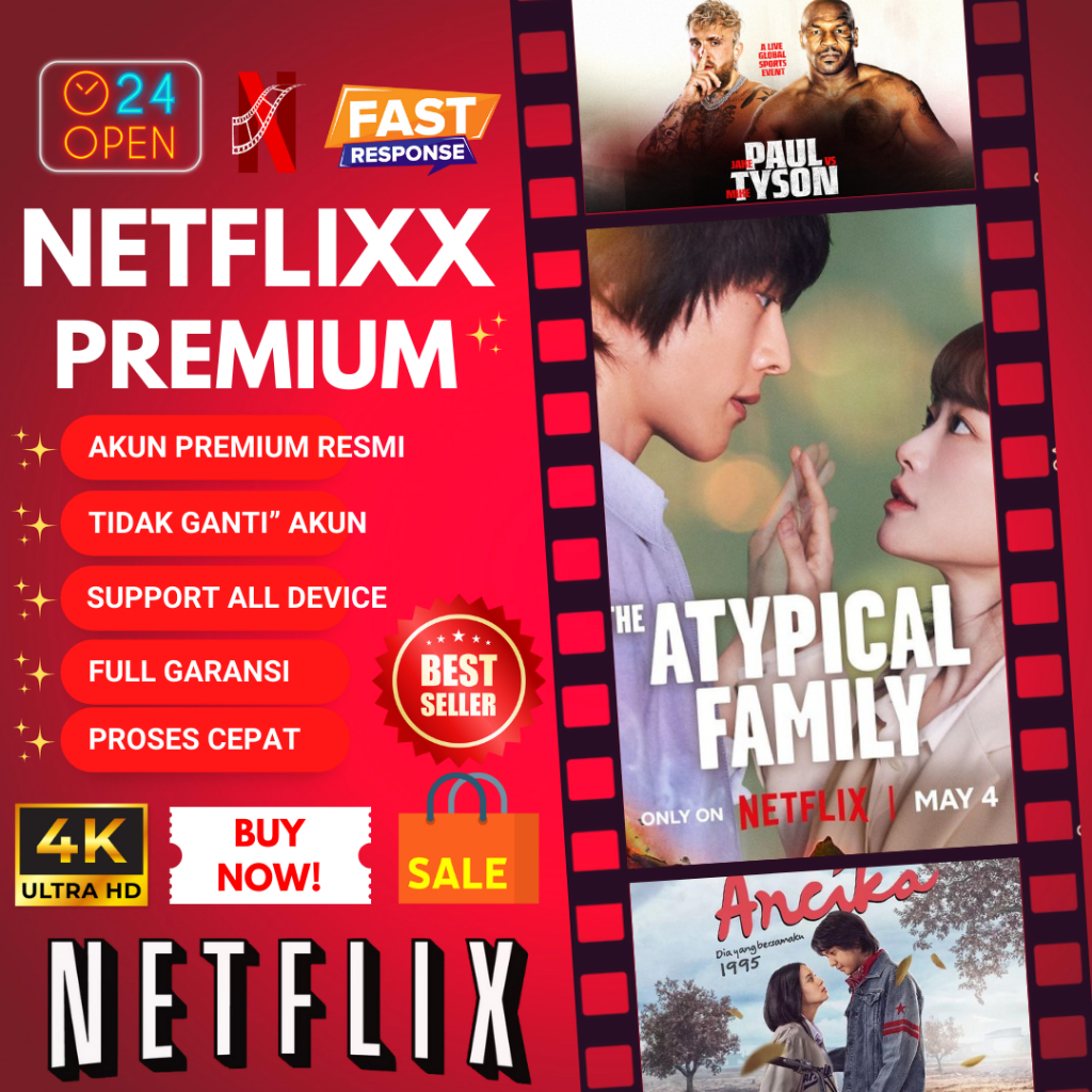 Jual NETFLIxXx UHD 4K ANTI HOLD BULANAN DAN TAHUNAN RESMI | Shopee Indonesia