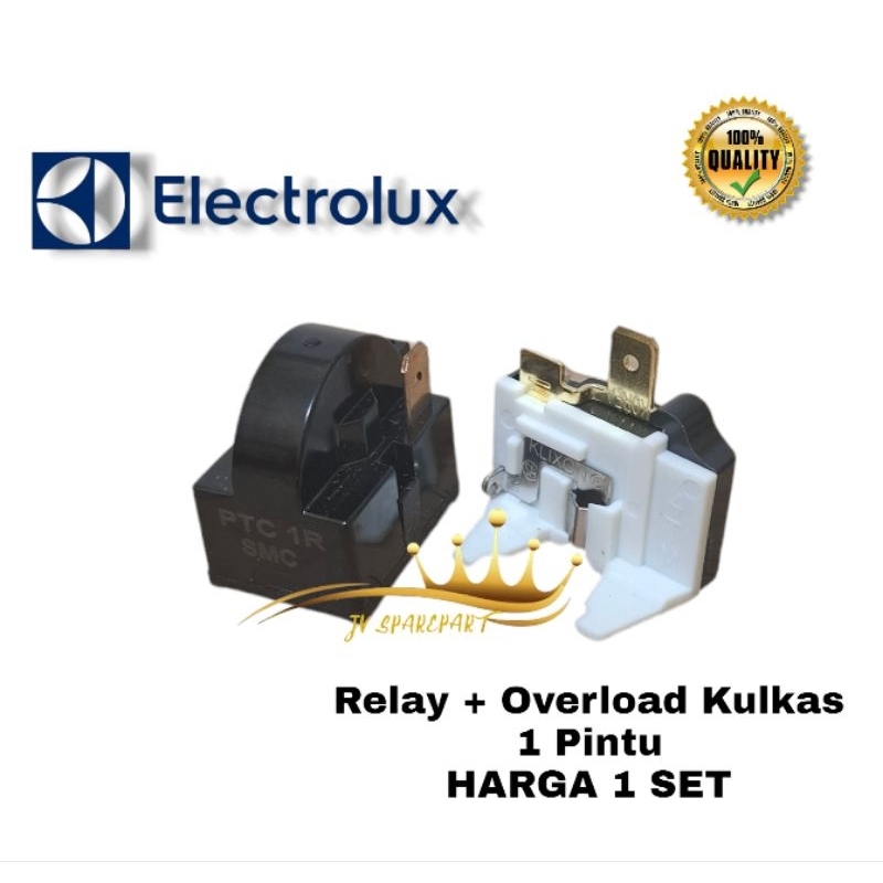 Jual Relay Pin 1 Kanan + Overload Kulkas ELECTROLUX 1 Pintu | Shopee ...
