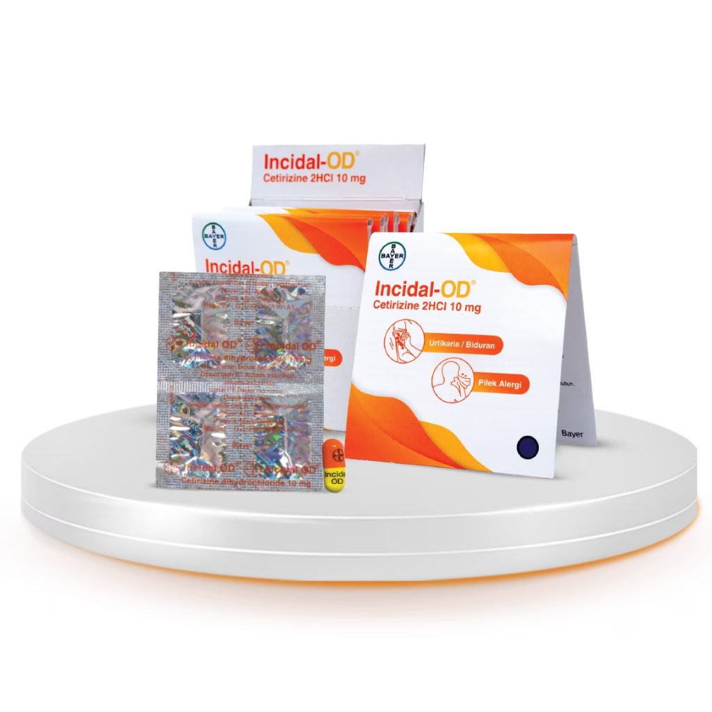 Jual Obat INCIDAL - OD 1 STRIP @ 4 TABLET | Obat Alergi | Shopee Indonesia