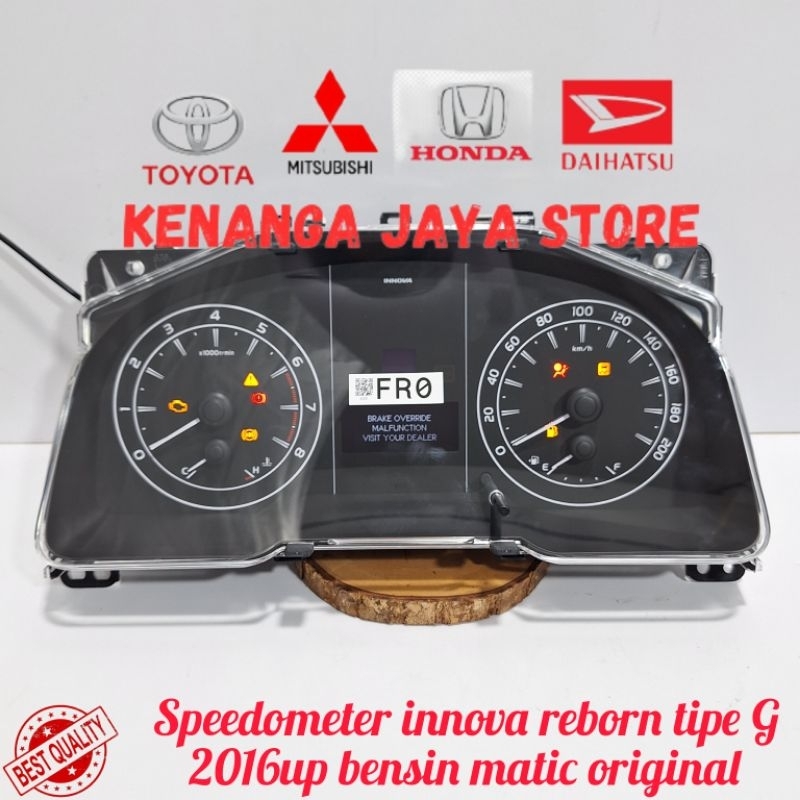 Jual speedometer / kilometer innova reborn tipe G 2016up bensin matic ...