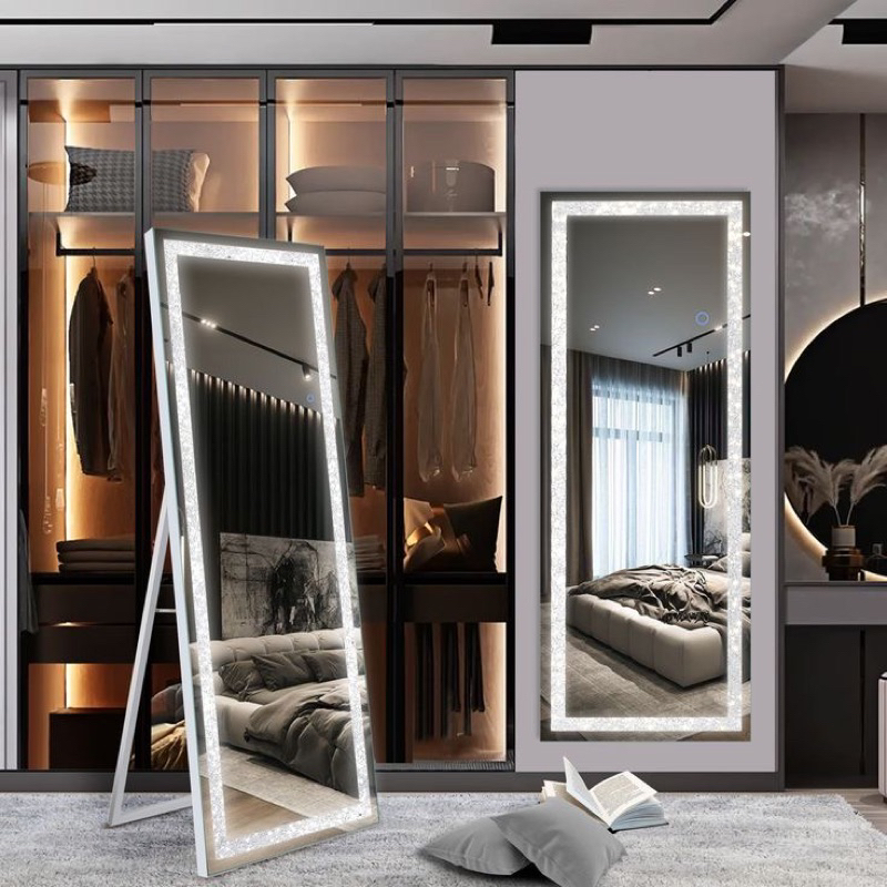 Jual cermin Led KACA TEBAL 3 MM Standing/ Kaca Salon / kaca Rias / kaca ...