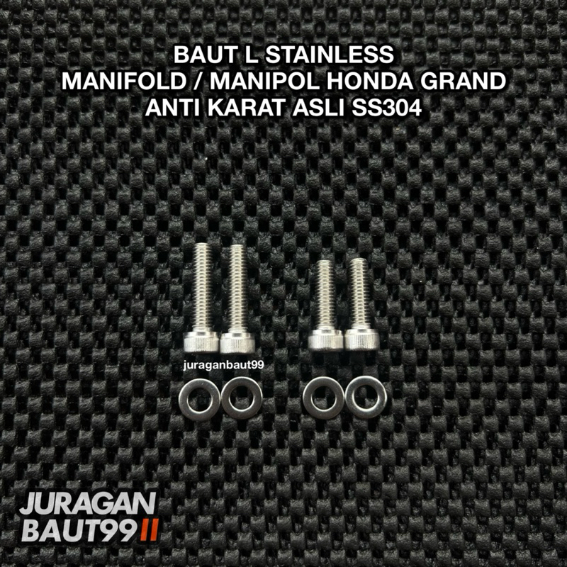 Jual BAUT L STAINLESS MANIFOLD MANIPOL ASTREA GRAND PRIMA LEGENDA SUPRA X WIN100 | Shopee Indonesia
