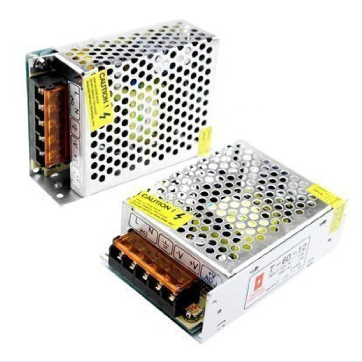Jual Power Supply Adaptor DC 12V 5A Switching Transformer 110 - 220V AC ...