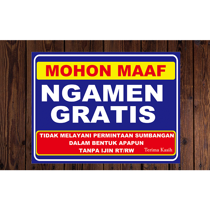 Jual sTIKER mohon MAAF NGAMEN GRATIS | Shopee Indonesia