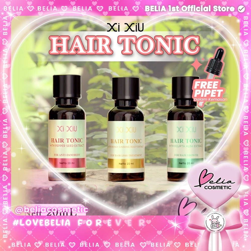 Jual BELIA XI XIU Hair Tonic Series | Serum Rambut | For Hair Growth | For Anti Dandruff | For ...