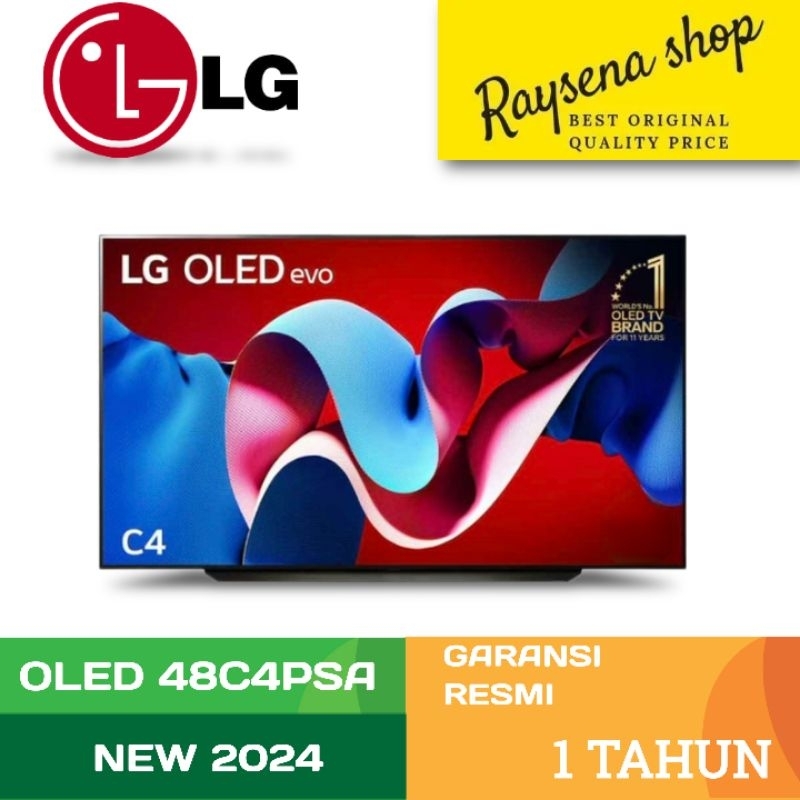 Jual TV OLED 48 Inch LG OLED C4 LG 48C4 OLED 48C4PSA 4K Smart TV ...