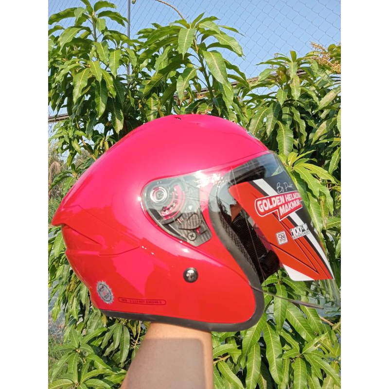Jual HELM GHM STYLO, HALF FACE DEWASA,SNI,ORIGINAL,BAHAN ABS ASLI ...
