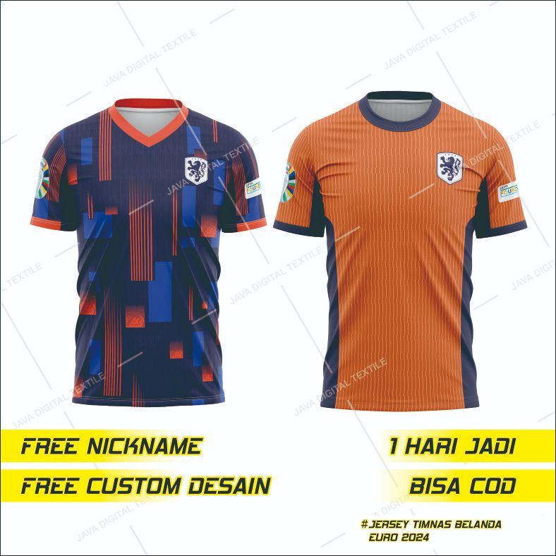 Jual JERSEY BAJU TIMNAS BELANDA EURO 2024 FULL PRINTING FREE NAMA DAN ...
