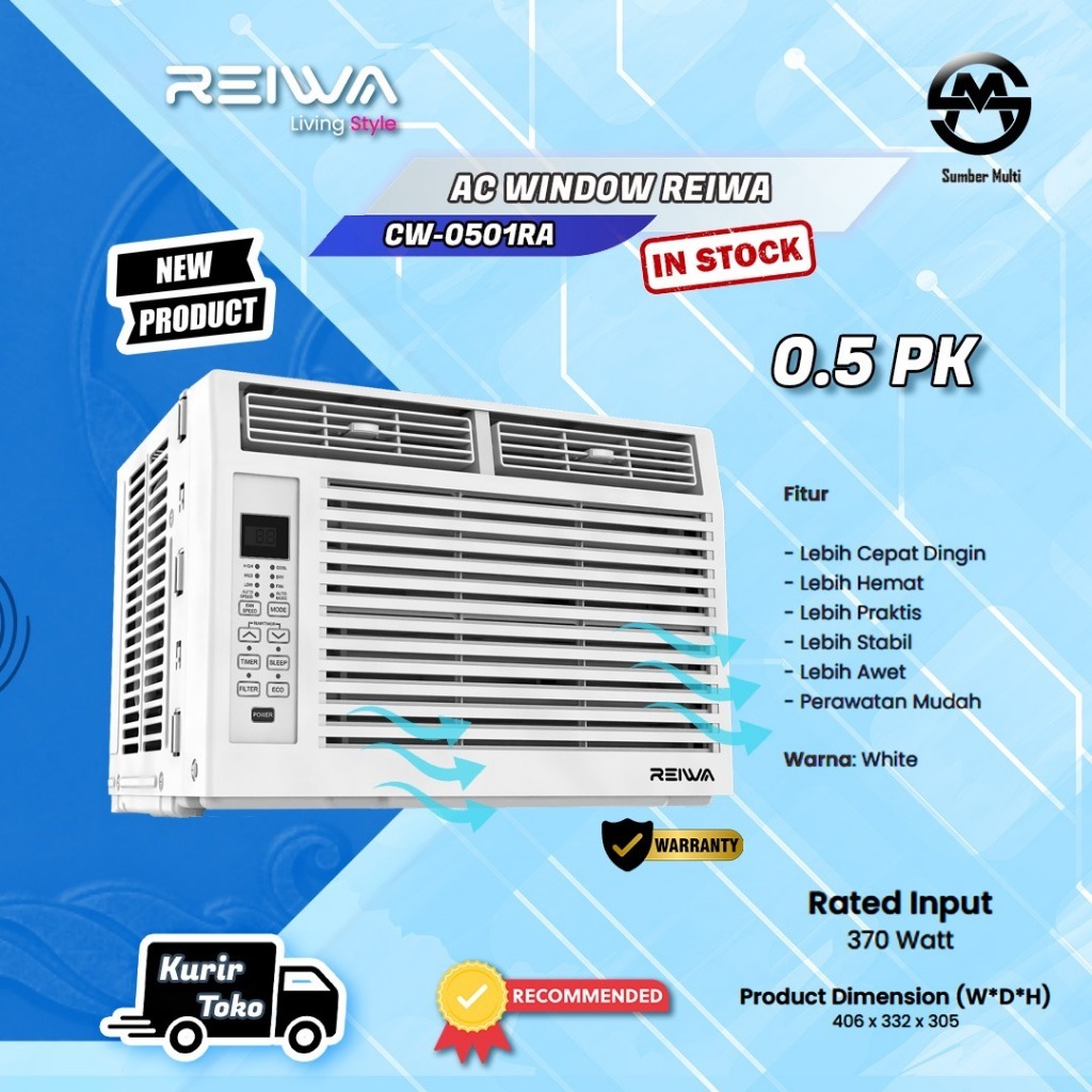 Jual AC REIWA AC Window 1/2 PK CW-0501RA 0,5 PK | Shopee Indonesia