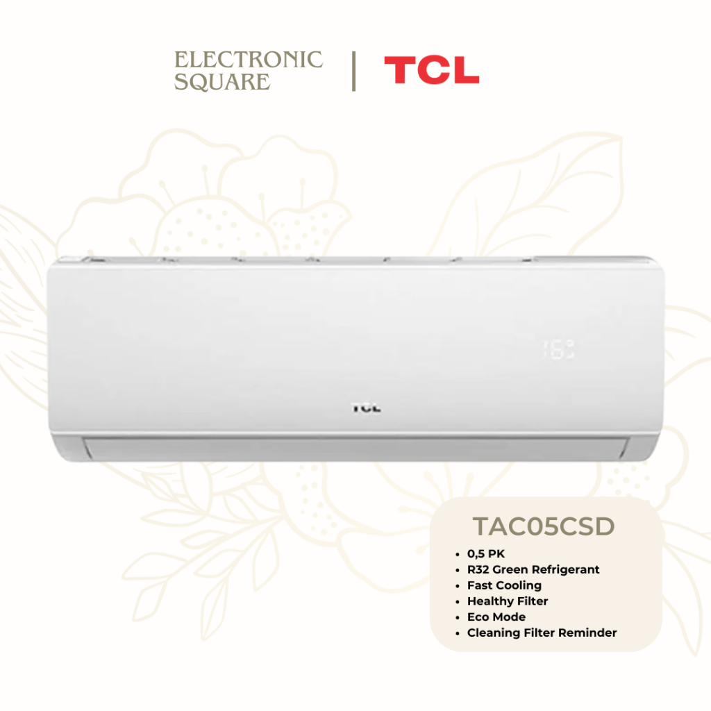 Jual AC Split Standard TCL 1/2 PK TAC05CSD / TAC-05 CSD | Shopee Indonesia