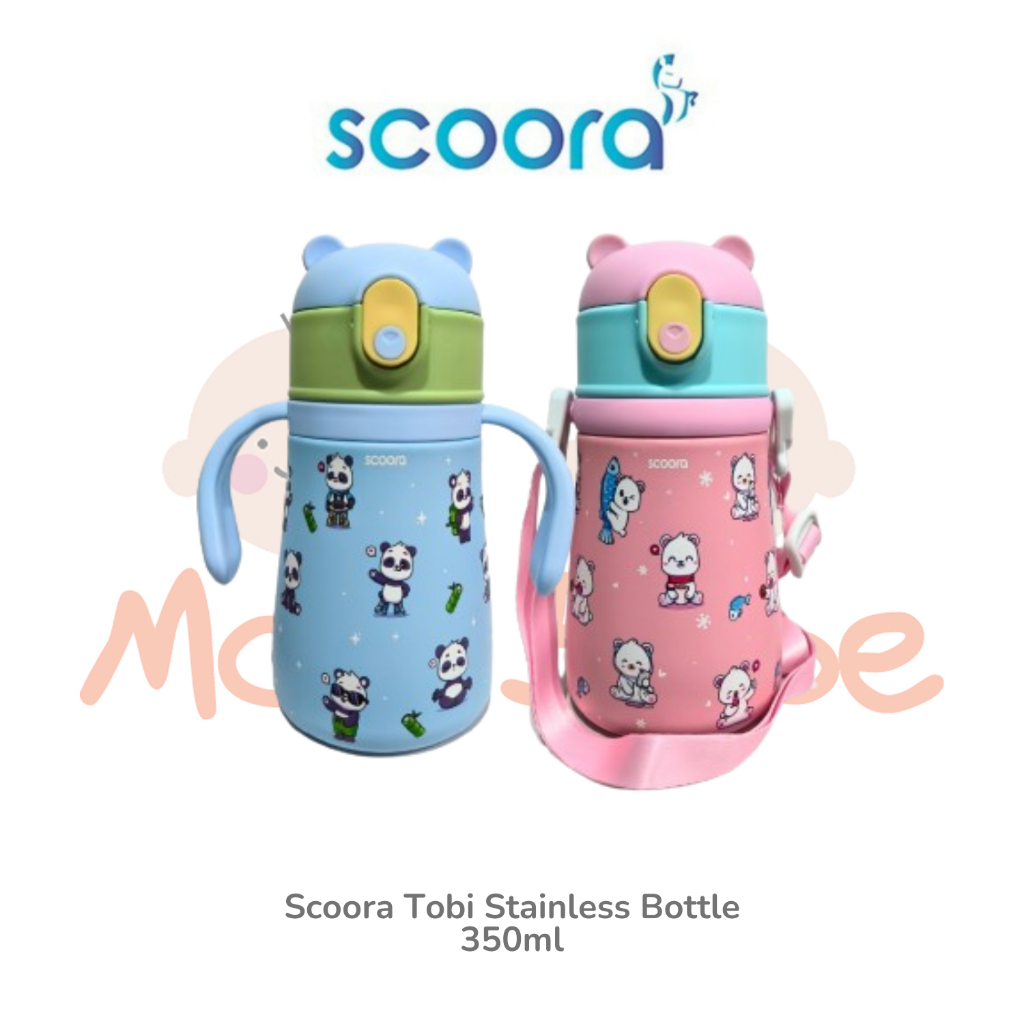 Jual Scoora Tobi 2in1 Stainless Bottle Straw Cup Termos Botol Minum ...
