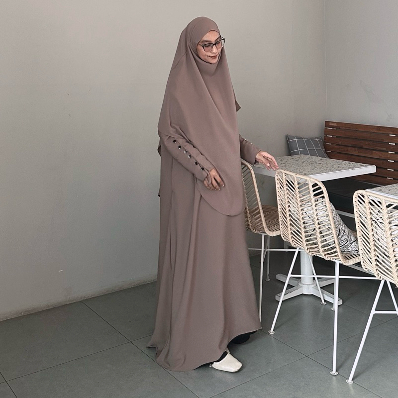 Jual JEMA ABAYA & FRENCH KHIMAR WOLFIS | hi.shafiyya hijab shafiyya ...