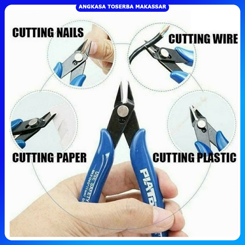 Jual Tang PEMOTONG KAWAT Tang Lancip Kabel Plato Mini Plier Wire Cutter ...