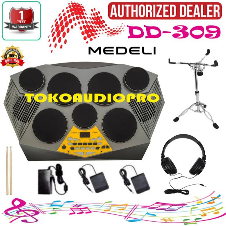 Jual Drum PAD Medeli Medeli DD309 Elektrik Drum Pad Medeli DD-309 ...