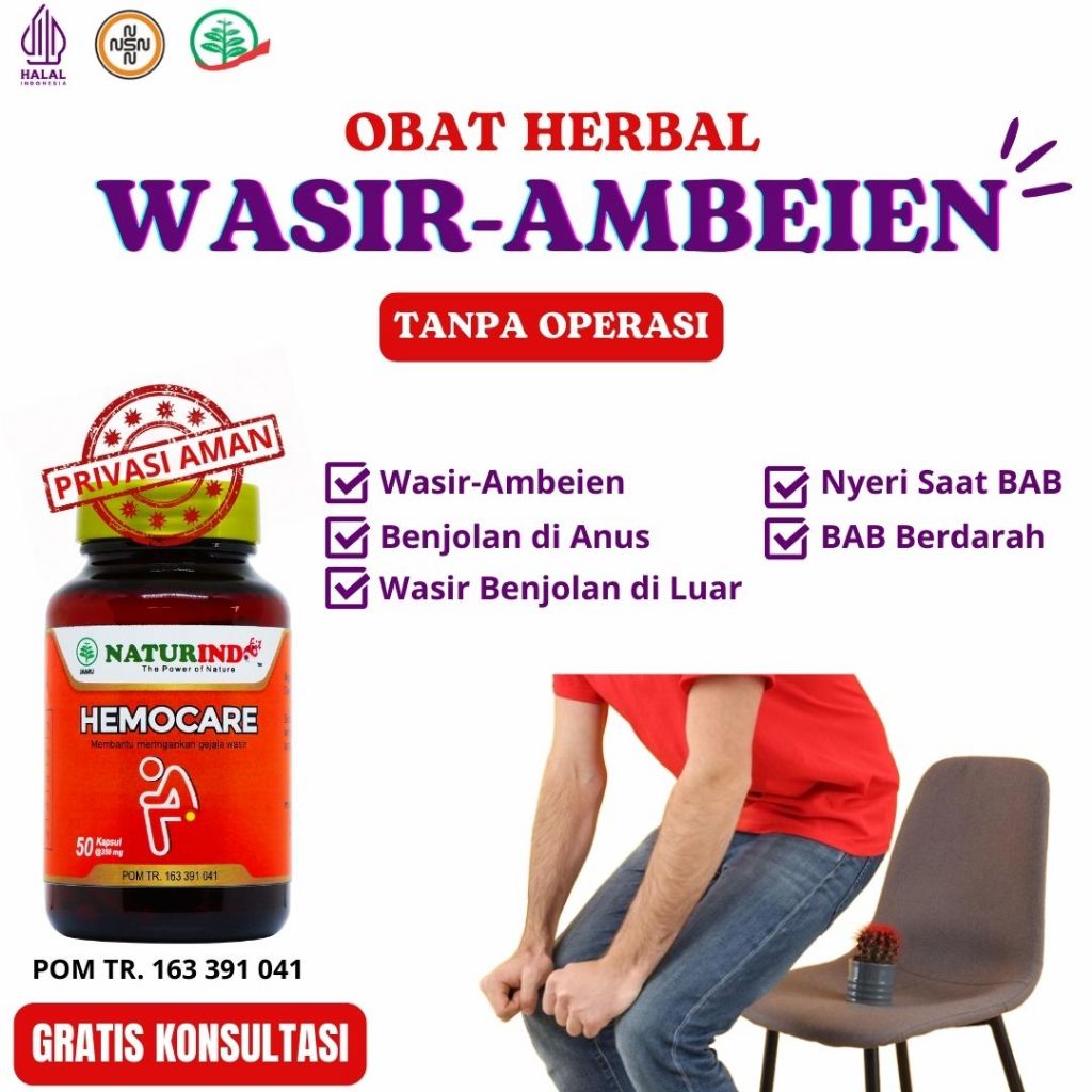 Jual Obat Wasir Ambeien Paling Ampuh Tanpa Operasi Ambeyen Stadium 4 BAB Berdarah Benjolan di ...