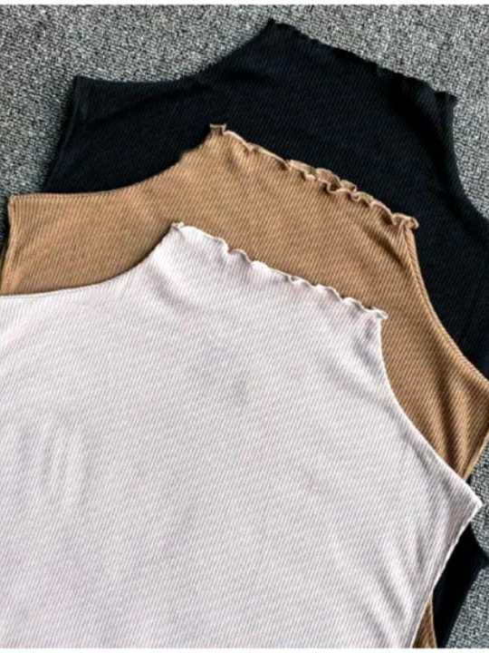 Jual FLoeyr - Manset Rajut Tanpa Lengan Bahan Cotton Rib Premium ...