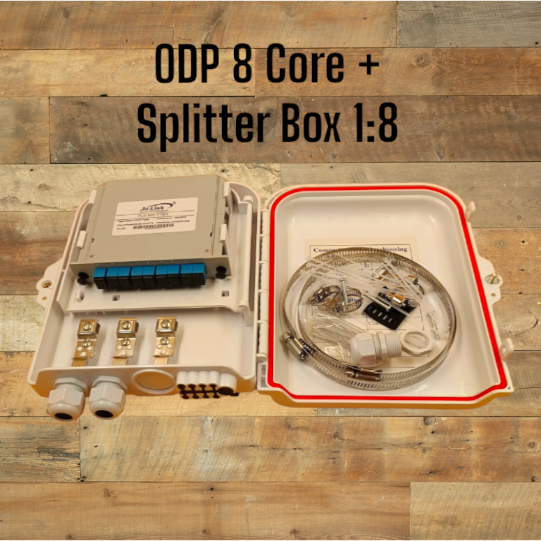 Jual ODP 8 Core Putih + Splitter Box 1:8 ( 1 Koli isi 20 Pcs ) | Shopee ...