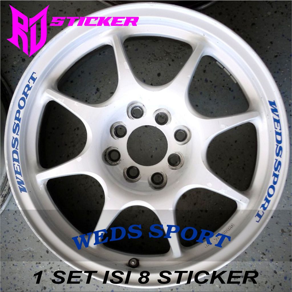 Jual sticker velg weds sport | Shopee Indonesia