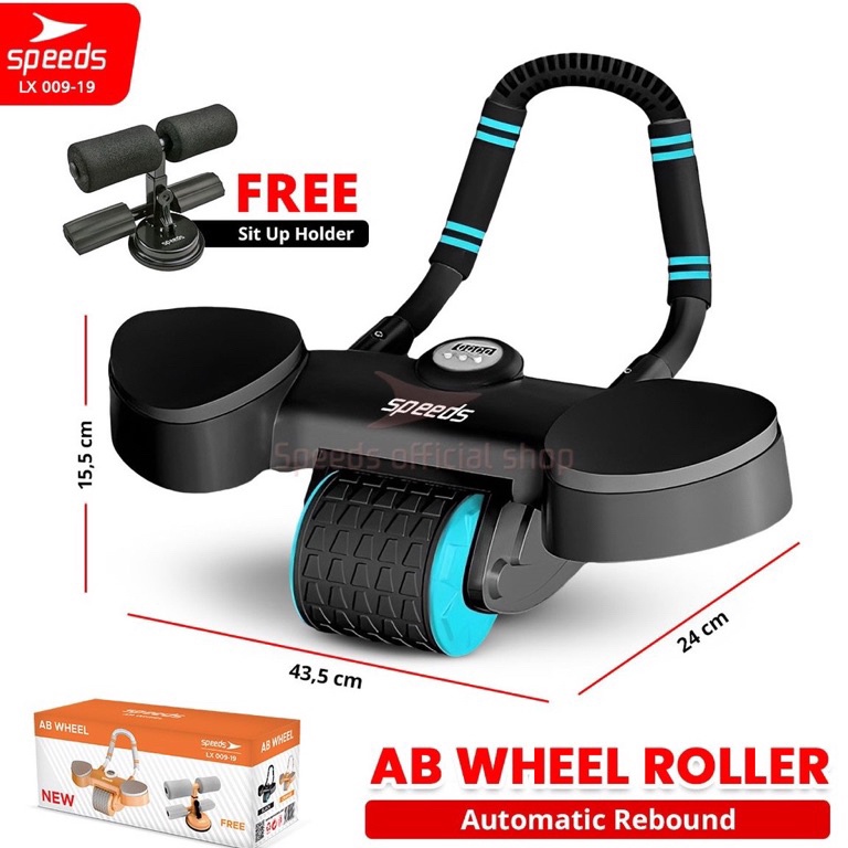 Jual KODE H63K SPEEDS Ab Wheel 2in1 Ab Roller Wheels Plank Trainer ...