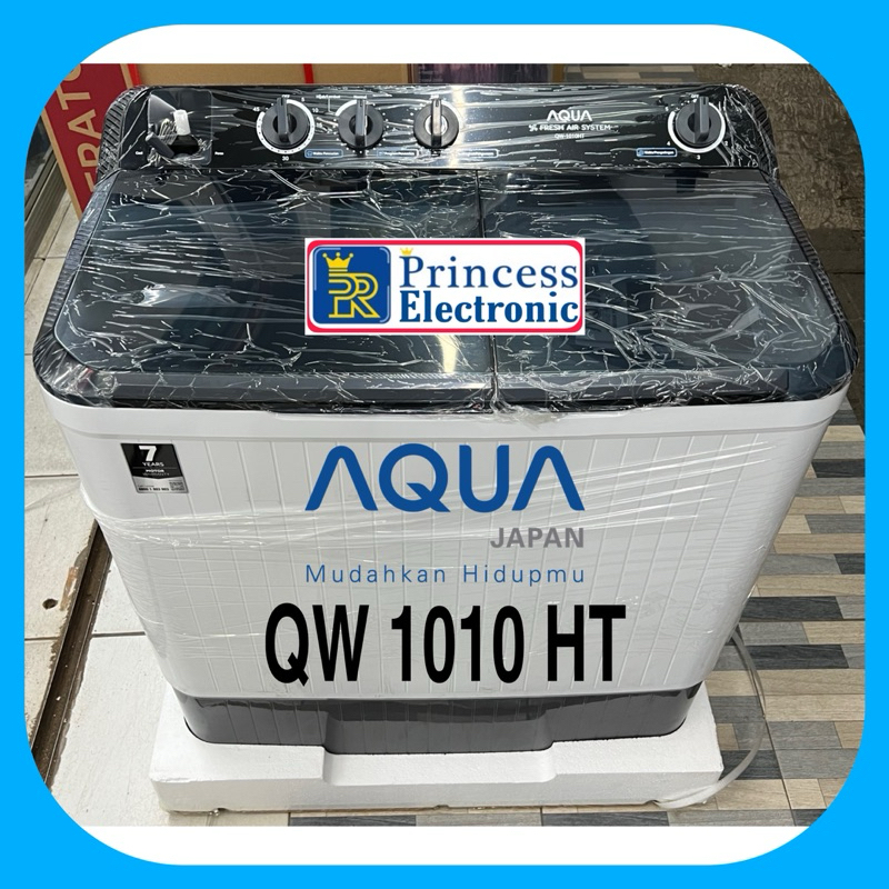 Jual Mesin cuci AQUA 2 Tabung 10 kg QW 1010 HT | Shopee Indonesia