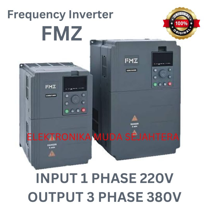 Jual INVERTER 7,5KW 10HP INPUT 1PHASE 220V OUTPUT 3PHASE 380V VFD INVERTER FMZ | Shopee Indonesia