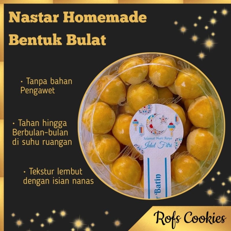 Jual Nastar Bulat Lembut 500 gram | Kue Kering Cookies Homemade Khas ...