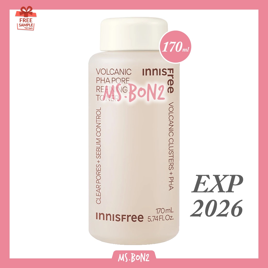 Jual INNISFREE Volcanic PHA Pore Refining Toner 25ml 170ml | Toner ...